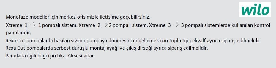 WİLO, Wilo Rexa CUT, GEO3.25/P-T25-2-540X, 2.5kW, 380V, Parçalayıcı ...